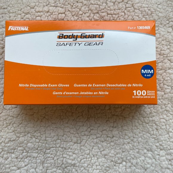 Body Guard | Other | Body Guard Safety Gear Nitrile Disposable Exam ...